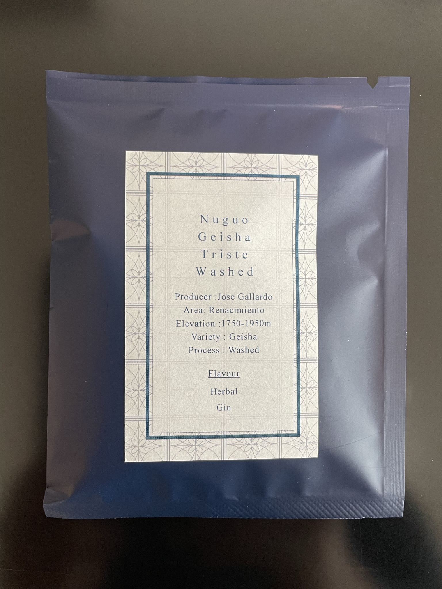 Definitive.：パナマ ヌグオ ゲイシャ トリステ ウォッシュト